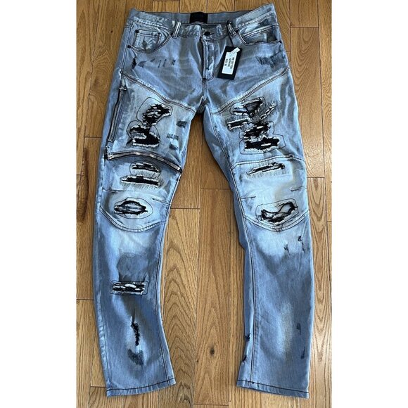 Mac Keen | Jeans | Mac Keen Mens Gunner Mk 27 Tbv Jeans Distressed ...